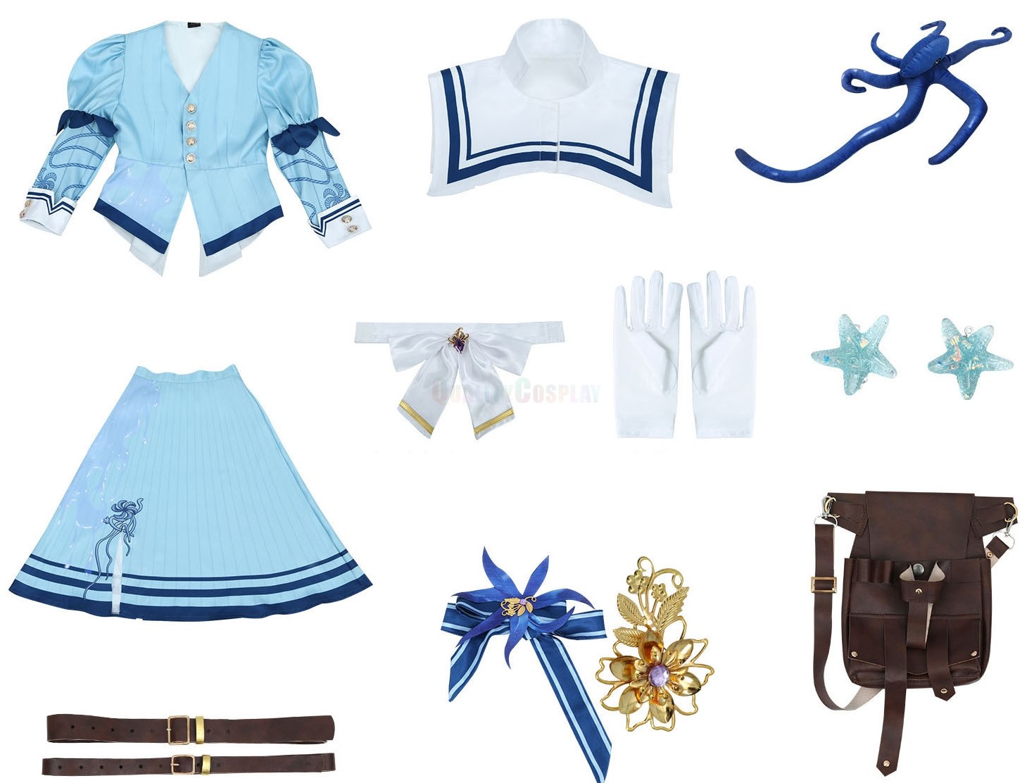 Identity V Emily Dyer Doctor's Eternal Flower Cosplay Costume - HQCOSPLAY