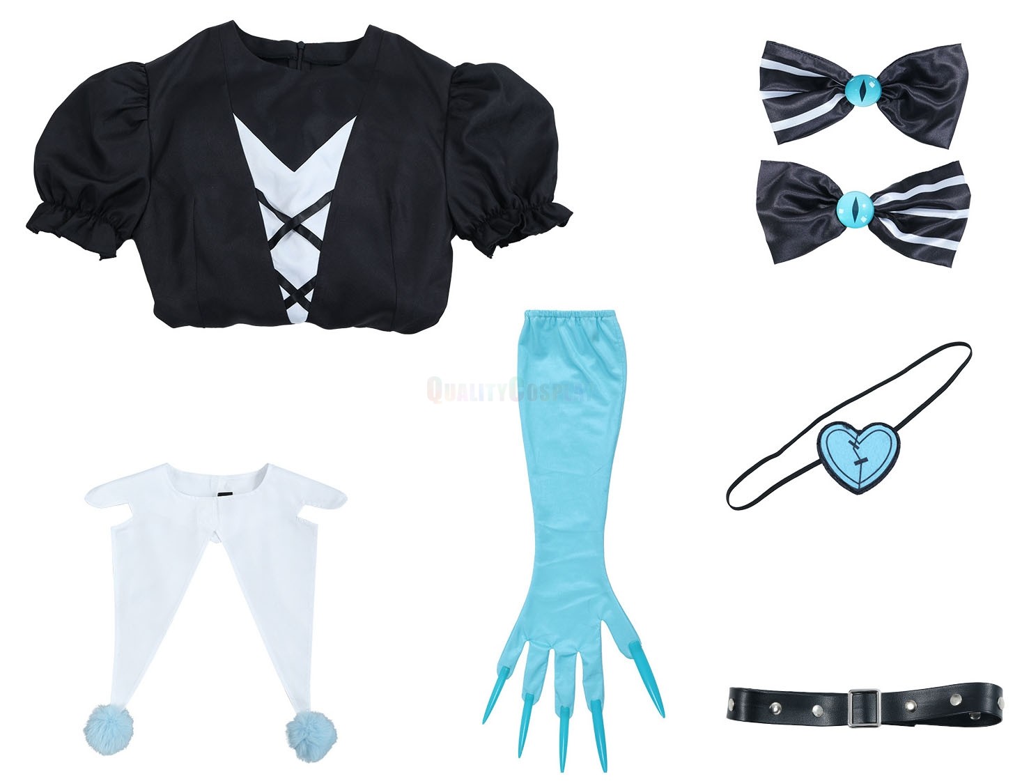 Identity V Eggy Party Linkage Mute Girl Steela Cosplay Costume - HQCOSPLAY