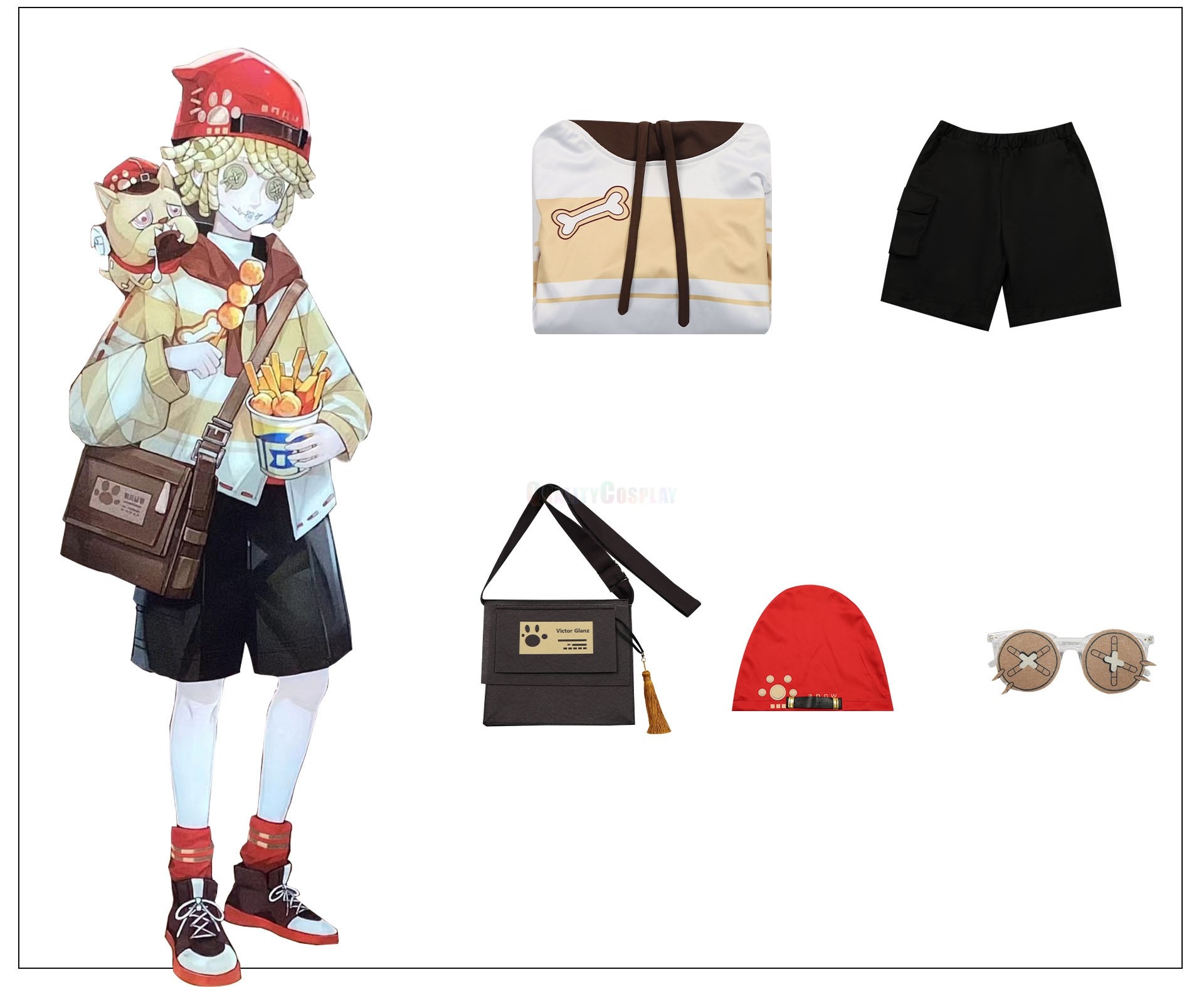 Identity V Postman Lawson Linkage Cosplay Costume - HQCOSPLAY