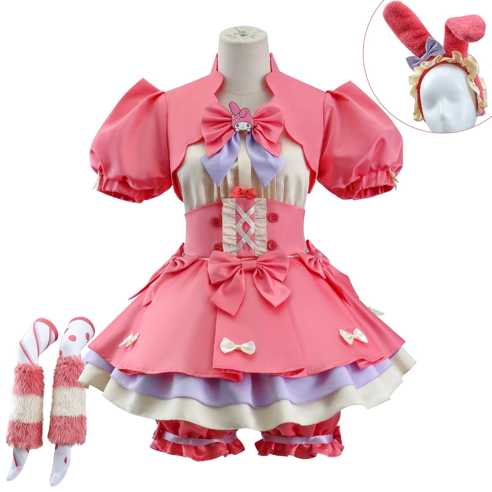 Identity V Sanrio Linkage Cheerleader Cosplay Costume - HQCOSPLAY