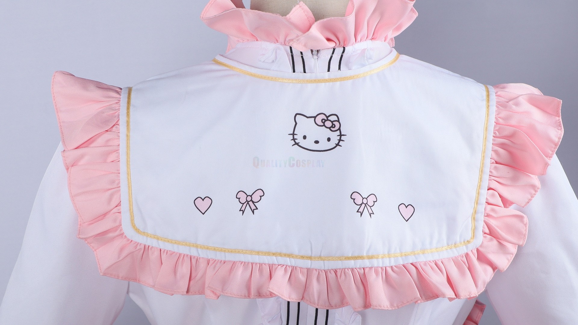 Identity V Sanrio Linkage Hello Kitty Gardener Emma Cosplay Costume ...