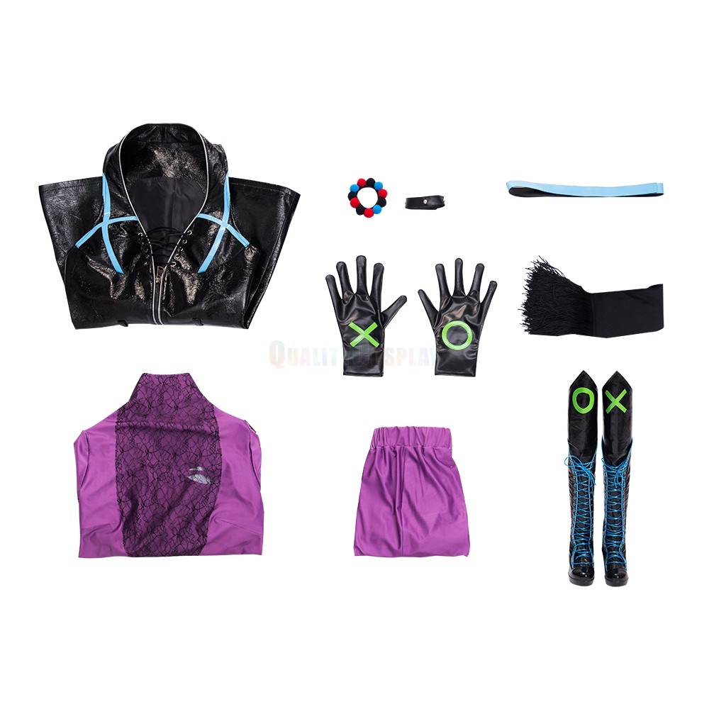 DC Comic Punchline Cosplay Costume - HQCOSPLAY