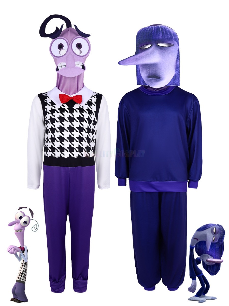 Halloween Group Costume Inside Out Joy Anger Disgust Sadness Fear ...