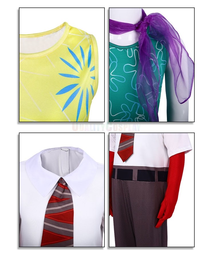Halloween Group Costume Inside Out Joy Anger Disgust Sadness Fear ...