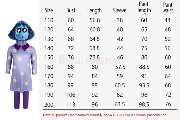 Halloween Group Costume Inside Out Joy Anger Disgust Sadness Fear ...