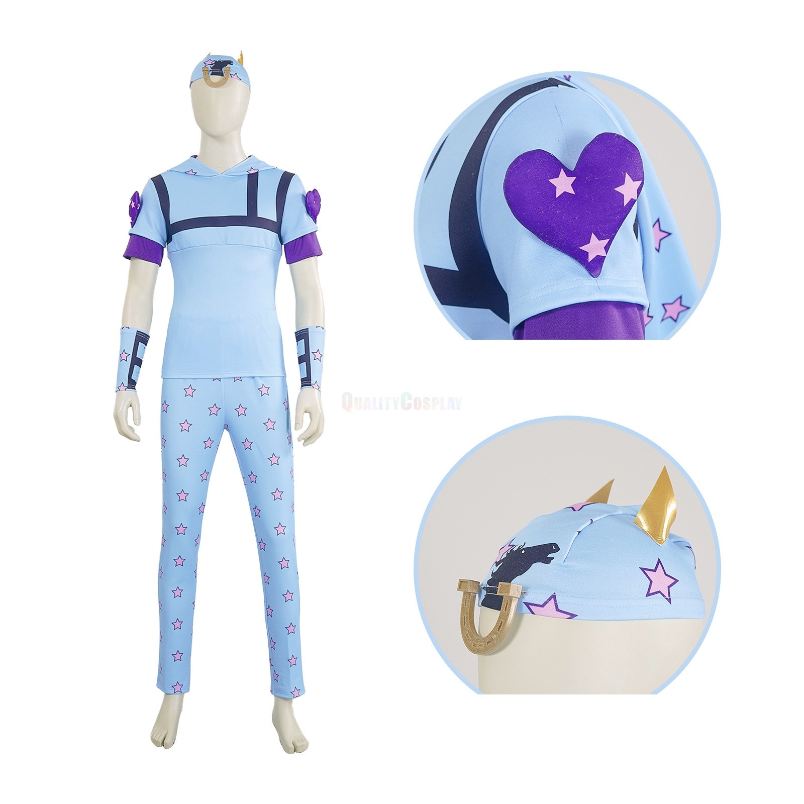 JoJo's Bizarre Adventure Steel Ball Run Johnny Joestar Cosplay Costume ...