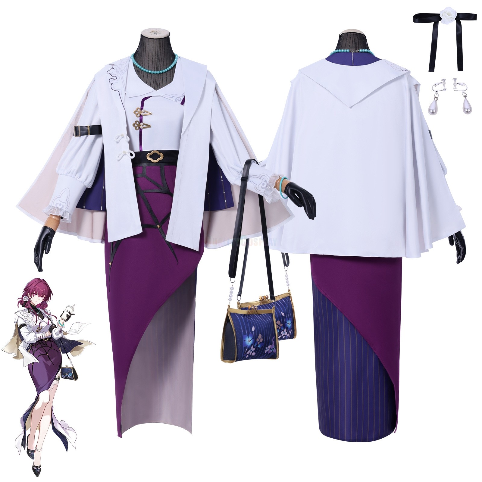 Honkai Star Rail Kafka Goodme Linkage Cosplay Costume - HQCOSPLAY
