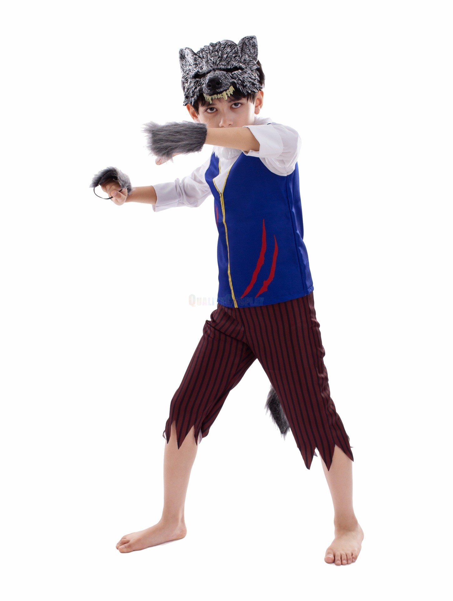 Werewolf Under the Moon Kid's Halloween Cosplay Costume - HQCOSPLAY