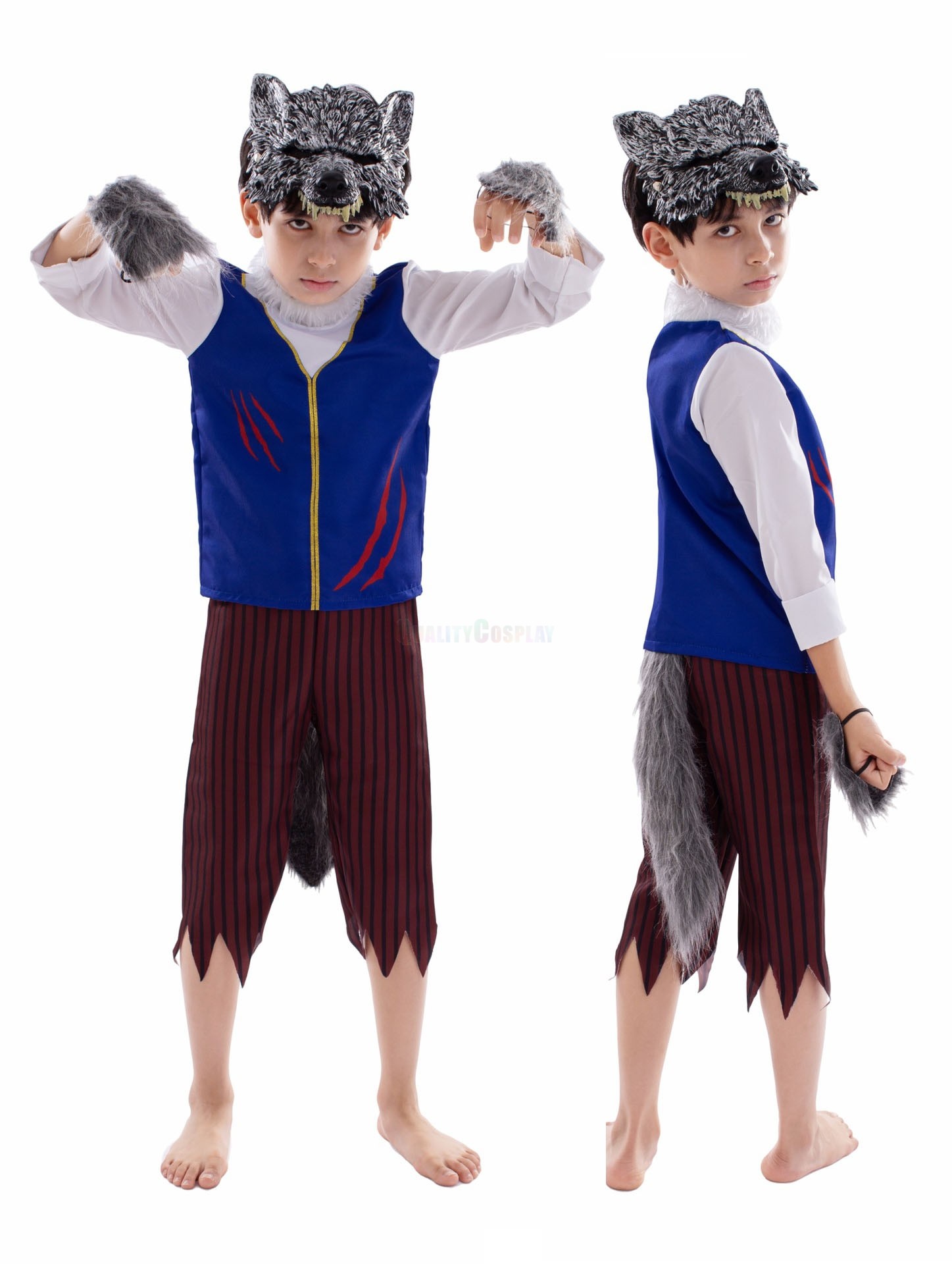 Werewolf Under the Moon Kid's Halloween Cosplay Costume - HQCOSPLAY