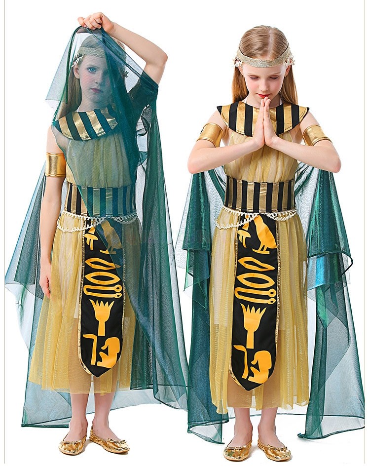 Children's Halloween Costumes Cleopatra Cosplay Dance Costume - HQCOSPLAY