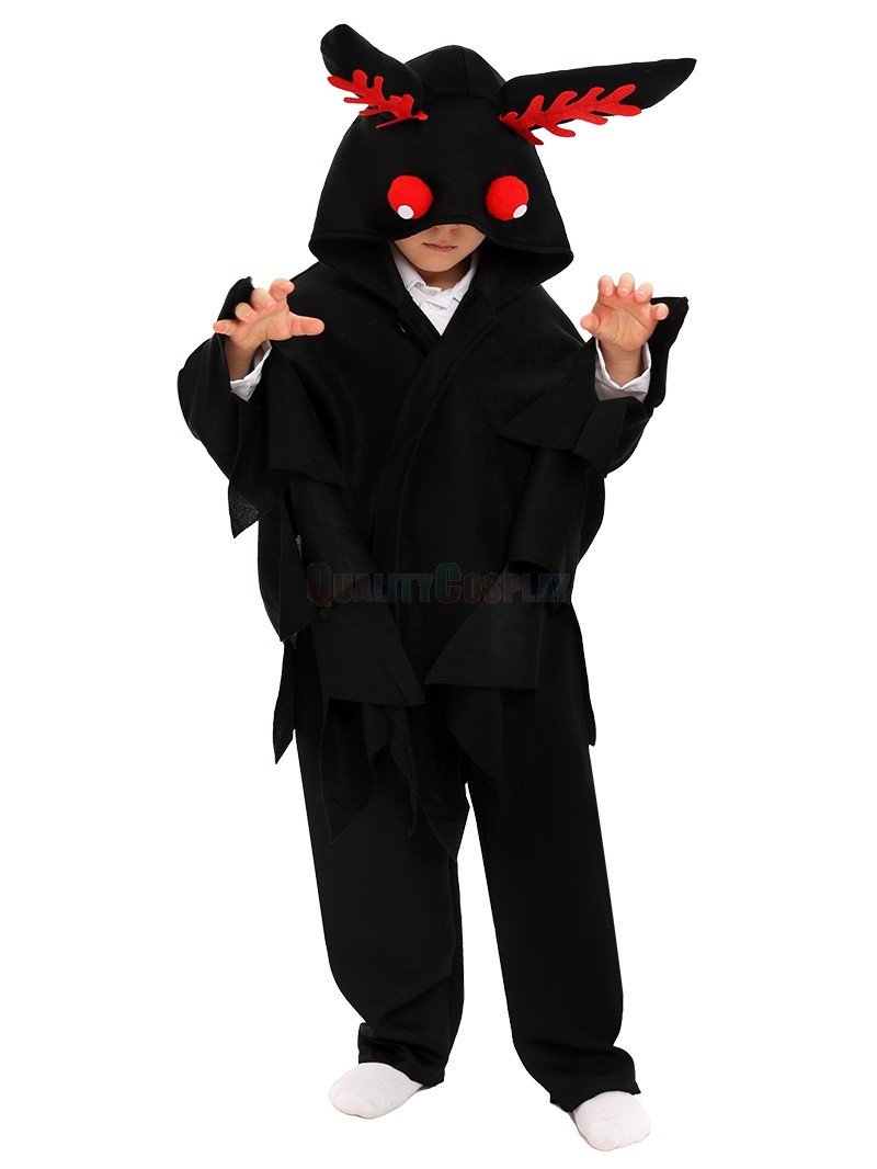 The Mothman Prophecies Kids Mothman Halloween Cosplay Costume - HQCOSPLAY