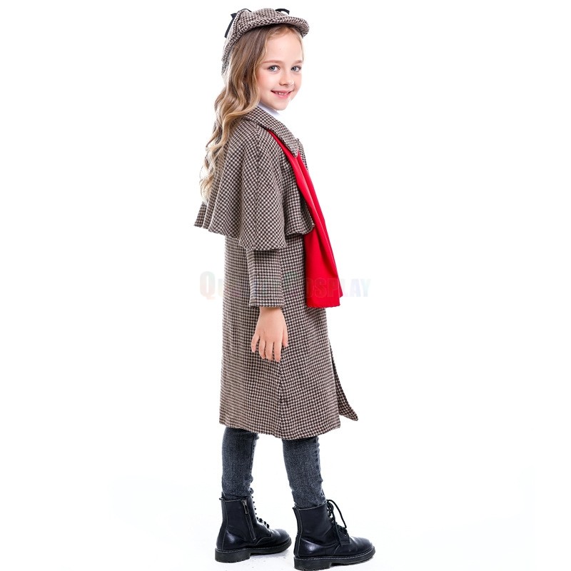 Halloween Great Detective Sherlock Holmes Children's Cosplay Costume ...