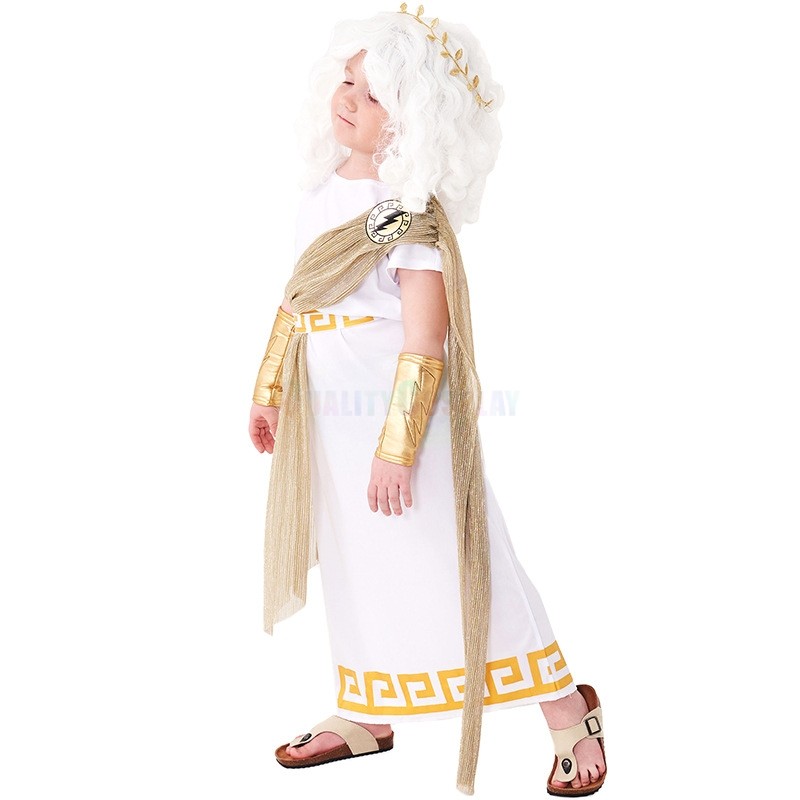 Ancient Greek Mythology Children's Halloween Zeus Cosplay Costume ...