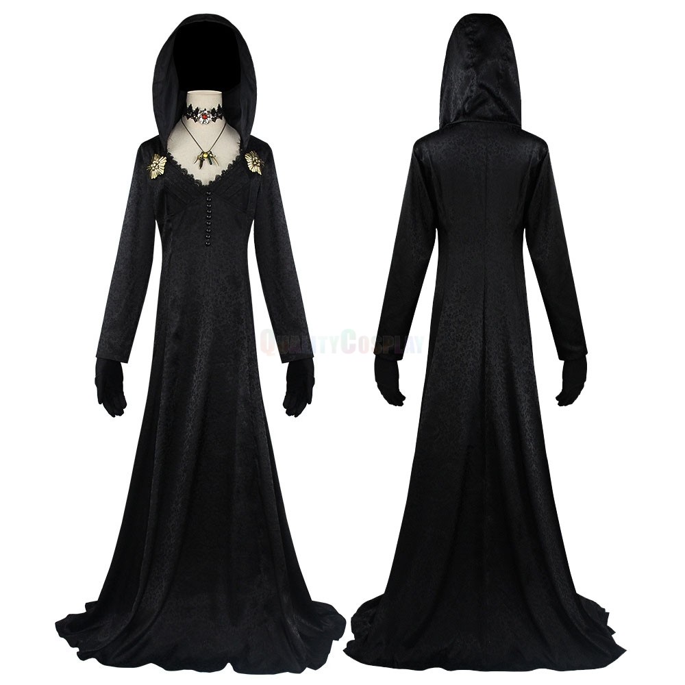 Resident Evil Village Lady Dimitrescu Cosplay Costume - HQCOSPLAY
