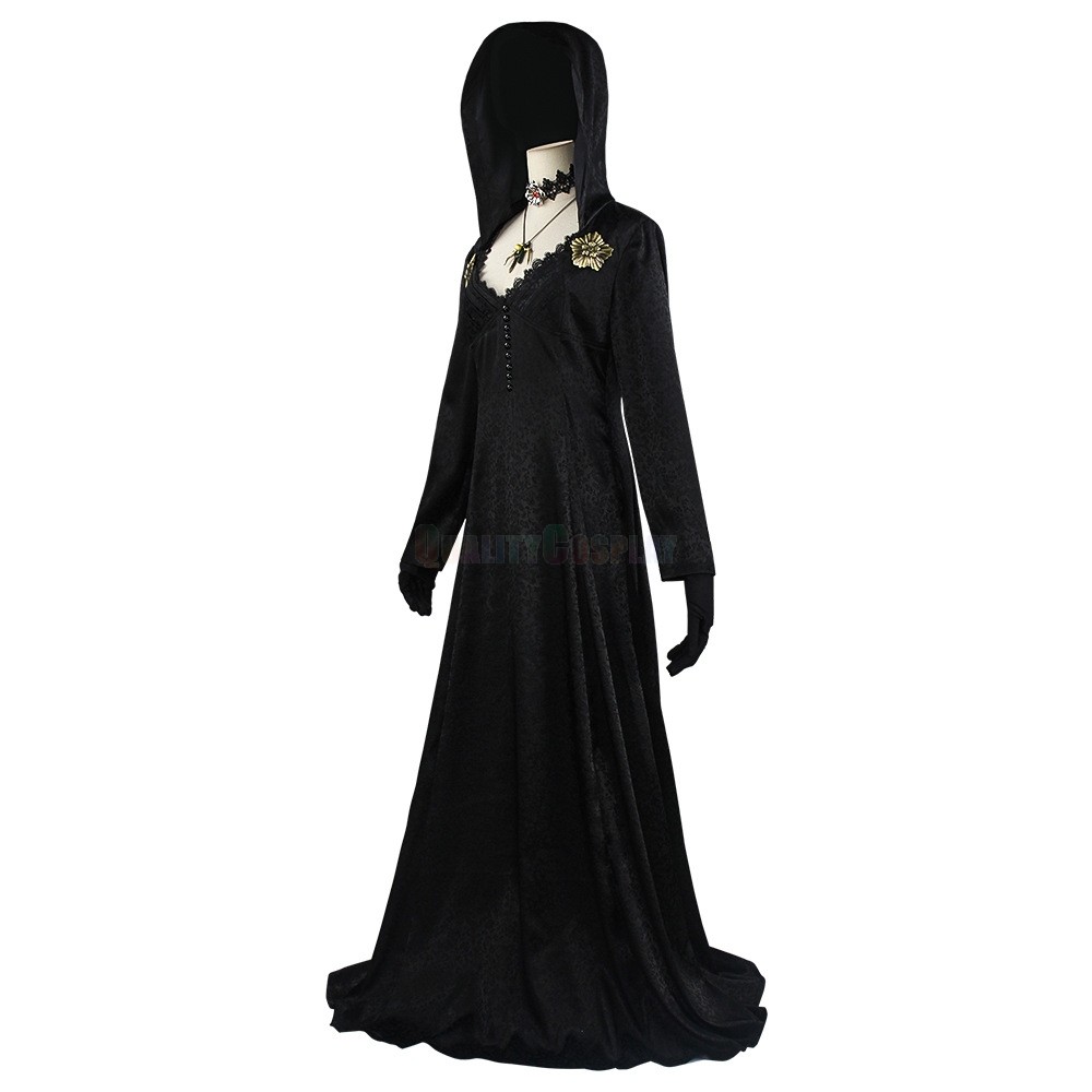Resident Evil Village Lady Dimitrescu Cosplay Costume - HQCOSPLAY
