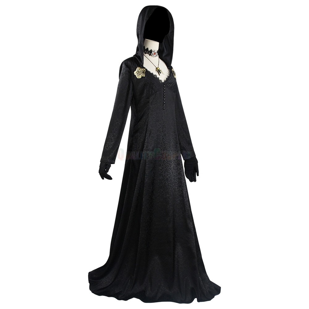 Resident Evil Village Lady Dimitrescu Cosplay Costume - HQCOSPLAY