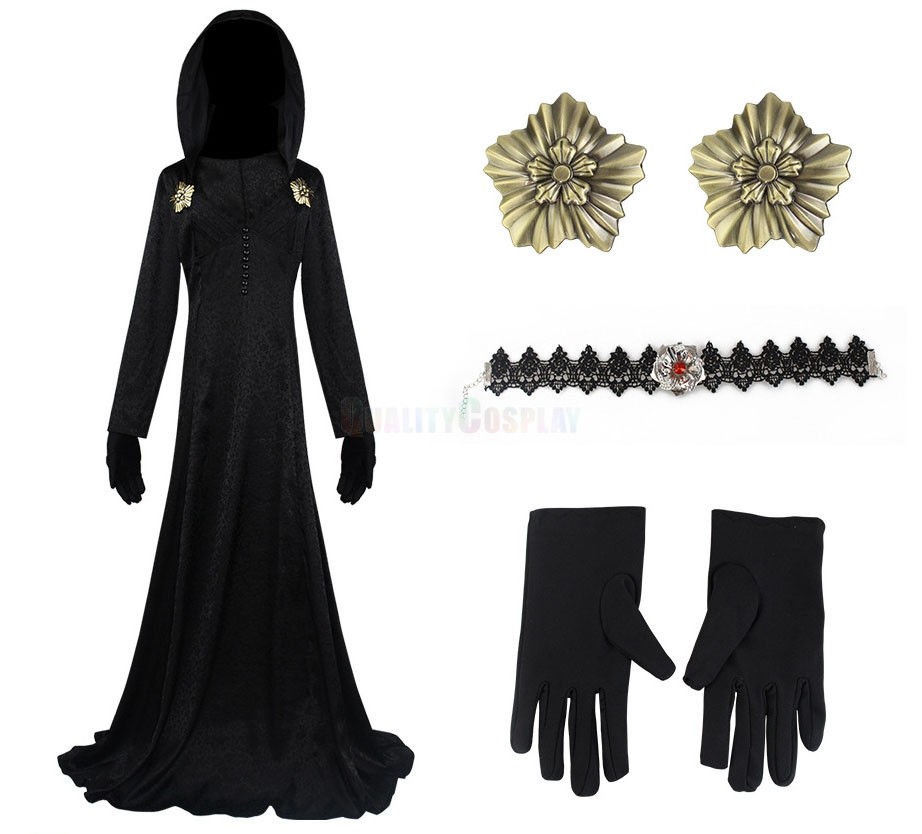 Resident Evil Village Lady Dimitrescu Cosplay Costume - HQCOSPLAY