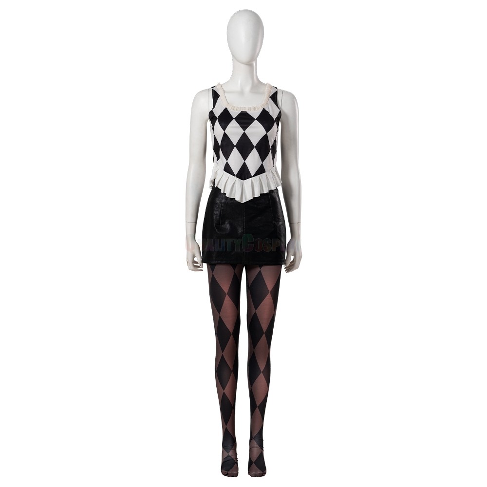 Joker 2 Lady Gaga Harley Quinn Cosplay Costume - HQCOSPLAY