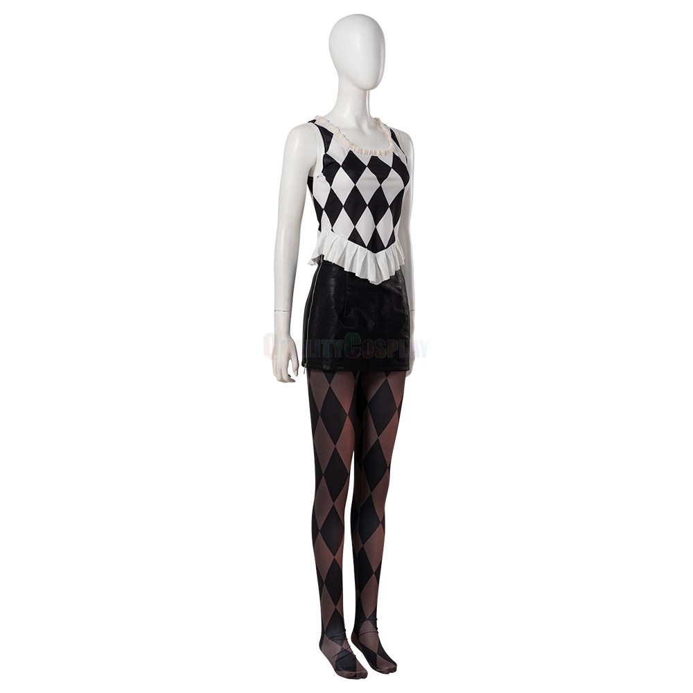 Joker 2 Lady Gaga Harley Quinn Cosplay Costume - HQCOSPLAY