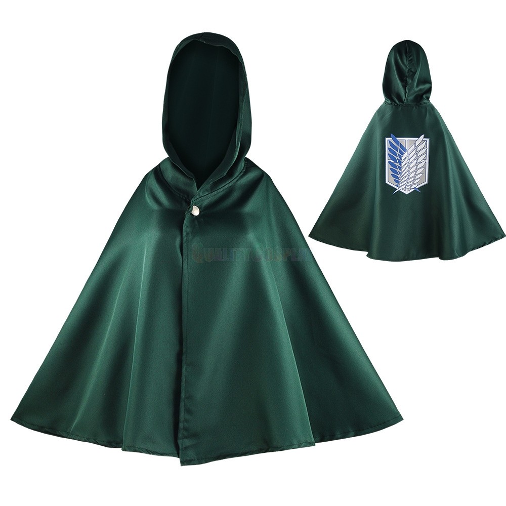Attack on Titan Levi Ackerman Cosplay Cape - HQCOSPLAY