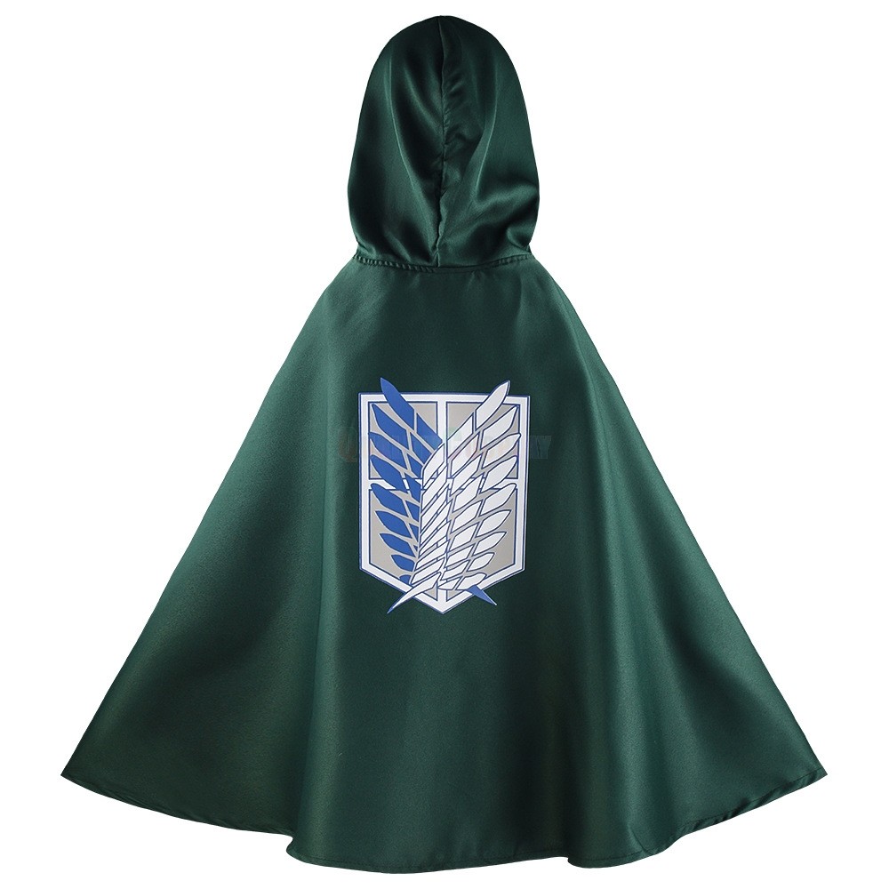 Attack on Titan Levi Ackerman Cosplay Cape - HQCOSPLAY