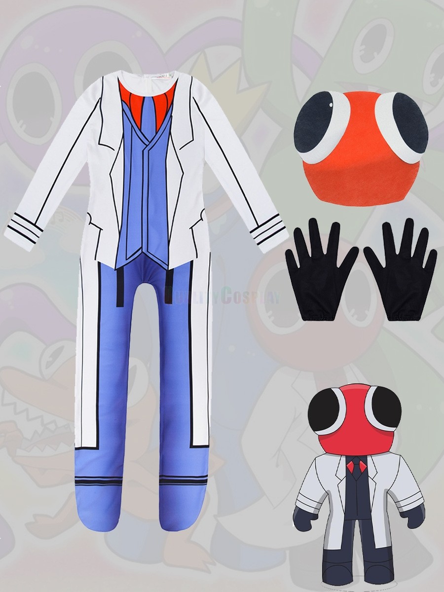 Rainbow Friends Little Red Doctor Onesie Onesie For Kids Halloween ...