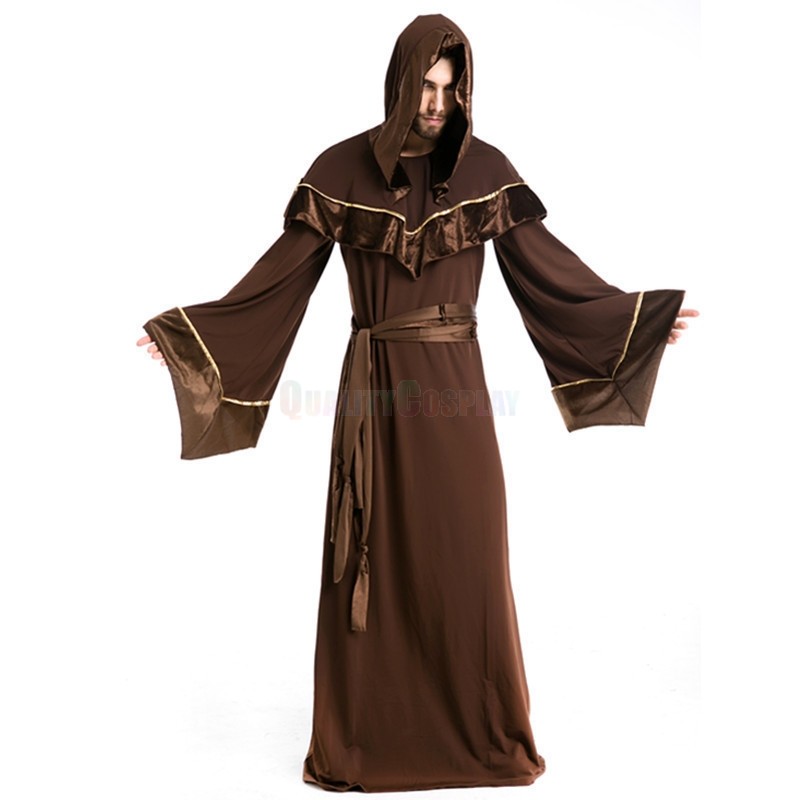 Halloween Adult Men's Sorcerer Robe Costumes - HQCOSPLAY