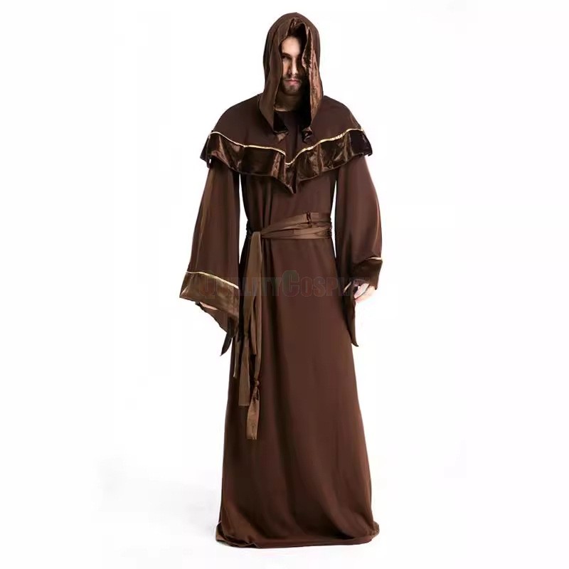 Halloween Adult Men's Sorcerer Robe Costumes - HQCOSPLAY