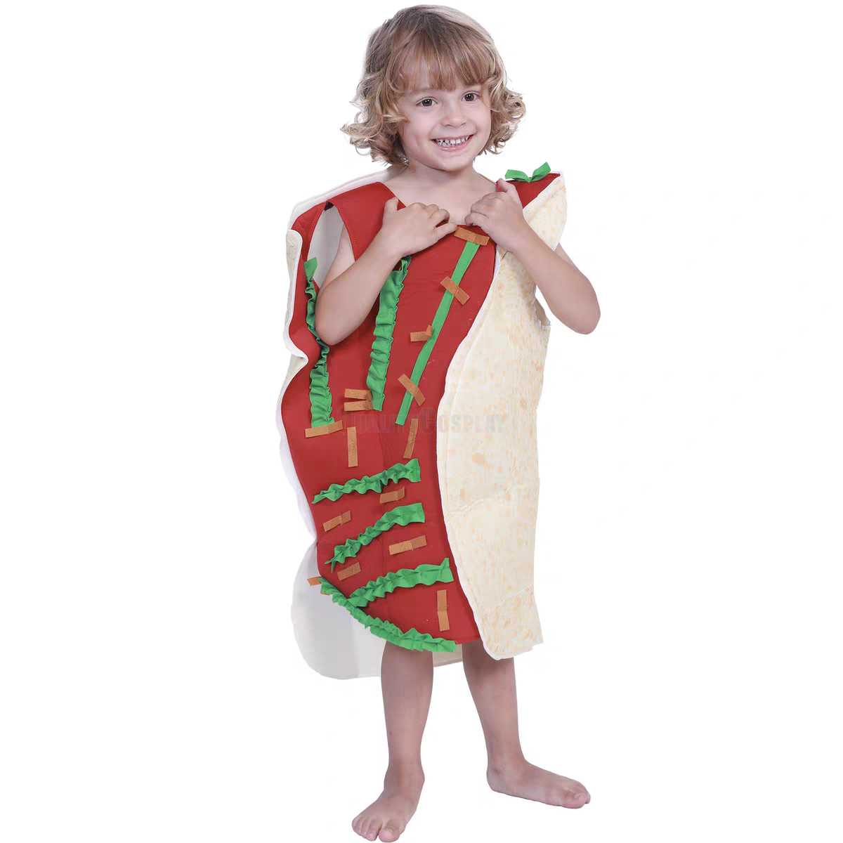 Halloween Fun Food Parent-child Cosplay Mexican Chicken Taco One-piece ...