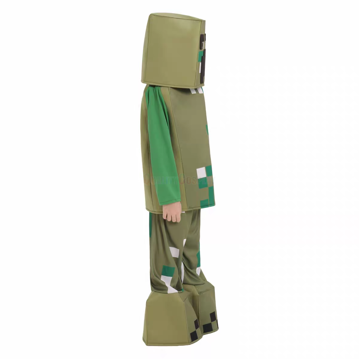 Minecraft Creeper Halloween Cosplay Costume For Kids - HQCOSPLAY