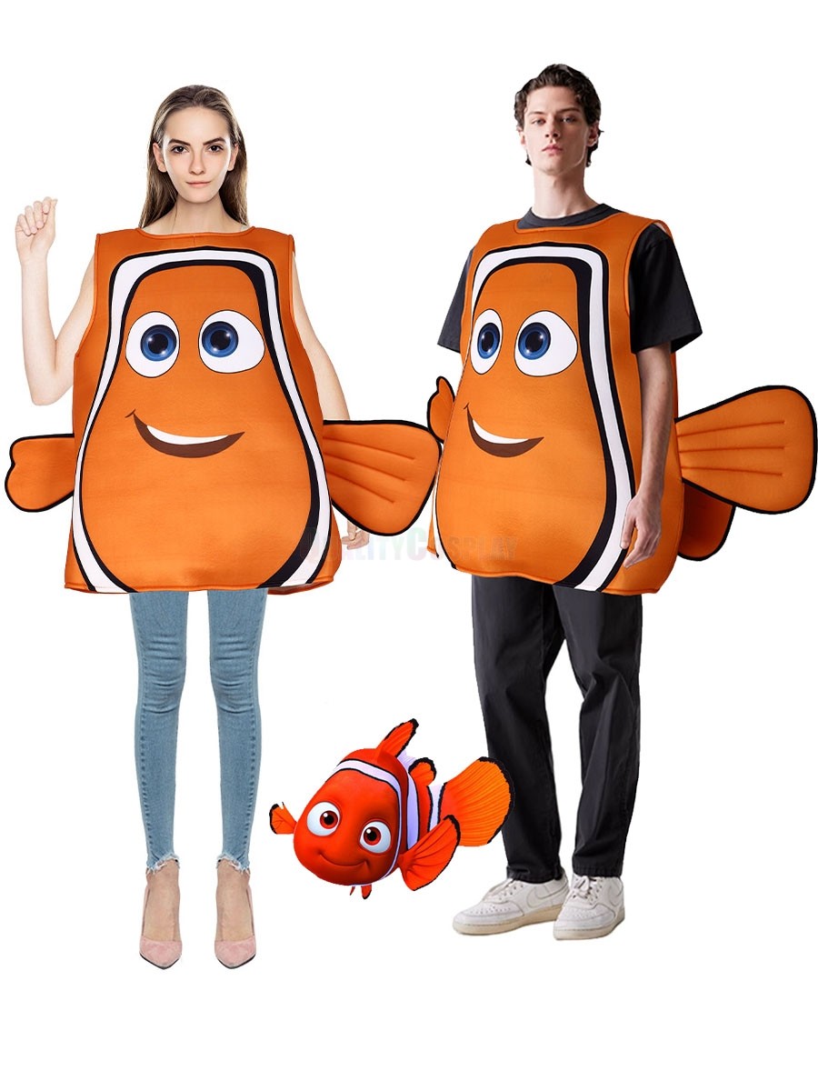 Halloween Finding Nemo Cosplay Adult Unisex Nemo Animal Costume - HQCOSPLAY