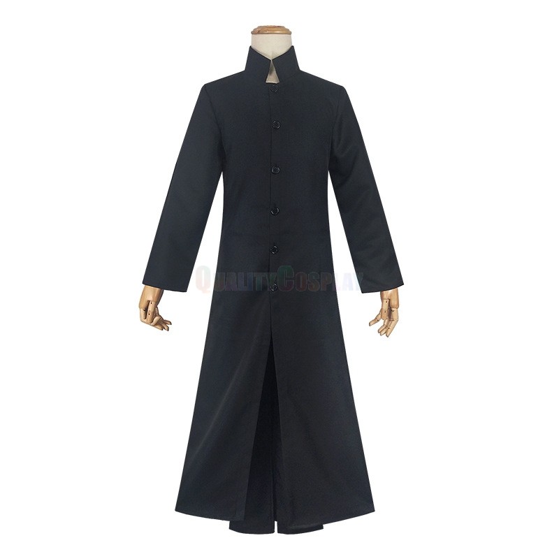 Halloween The Matrix Neo Cosplay Trench Coat - HQCOSPLAY