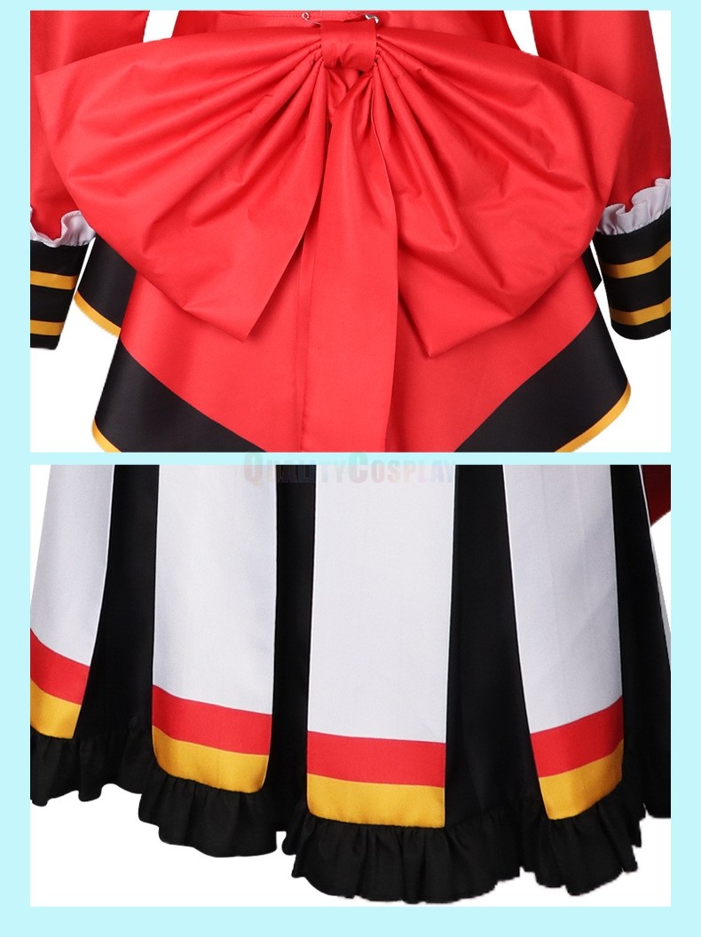 Aikatsu Stars! Nijino Yume Red Cosplay Costume - HQCOSPLAY