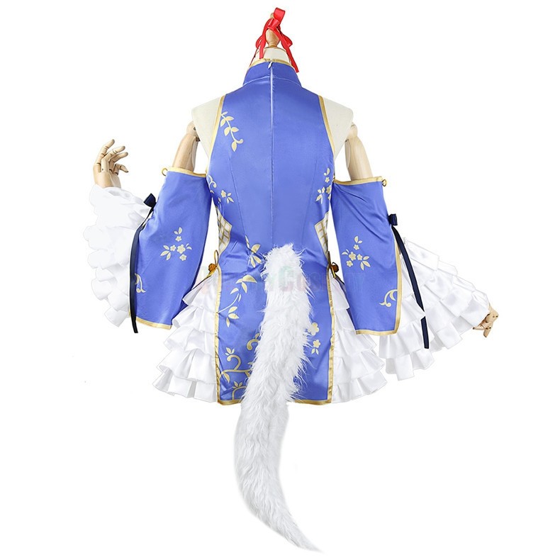 Vtuber Inuyama Tamaki Cheongsam Cosplay Costume - HQCOSPLAY