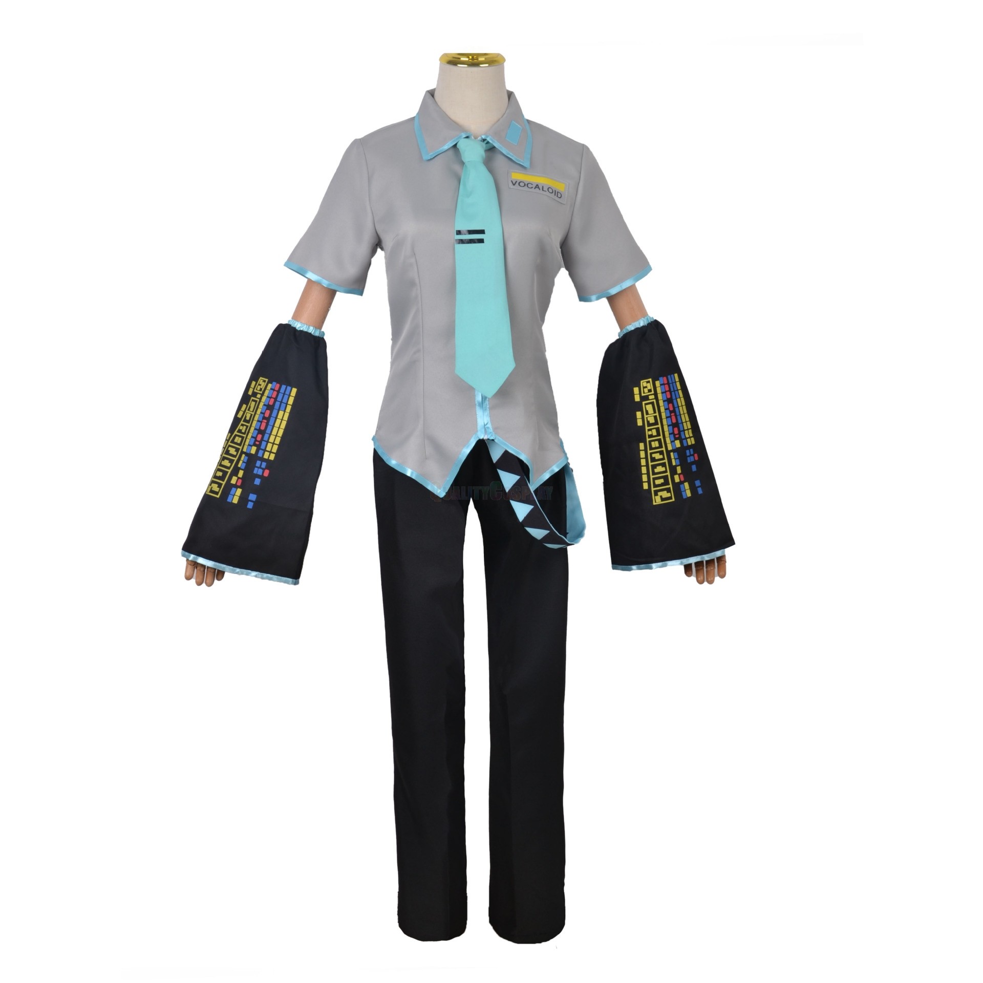 Vocaliod Hatsune Miku Male Initial Cosplay Costume - HQCOSPLAY