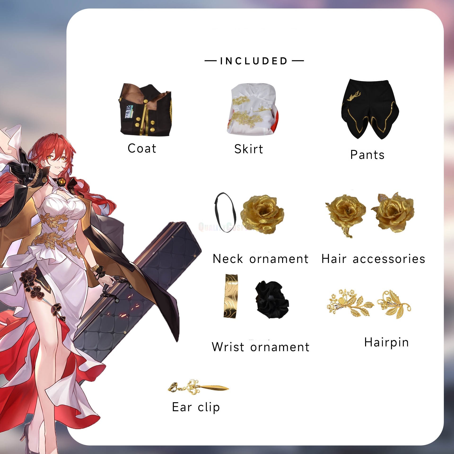 Honkai: Star Rail Himeko Cosplay Costume - HQCOSPLAY