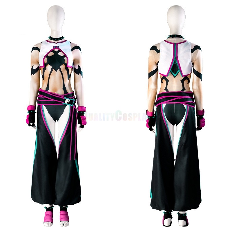 Street Fighter VI Juri Han Cosplay Costume - HQCOSPLAY
