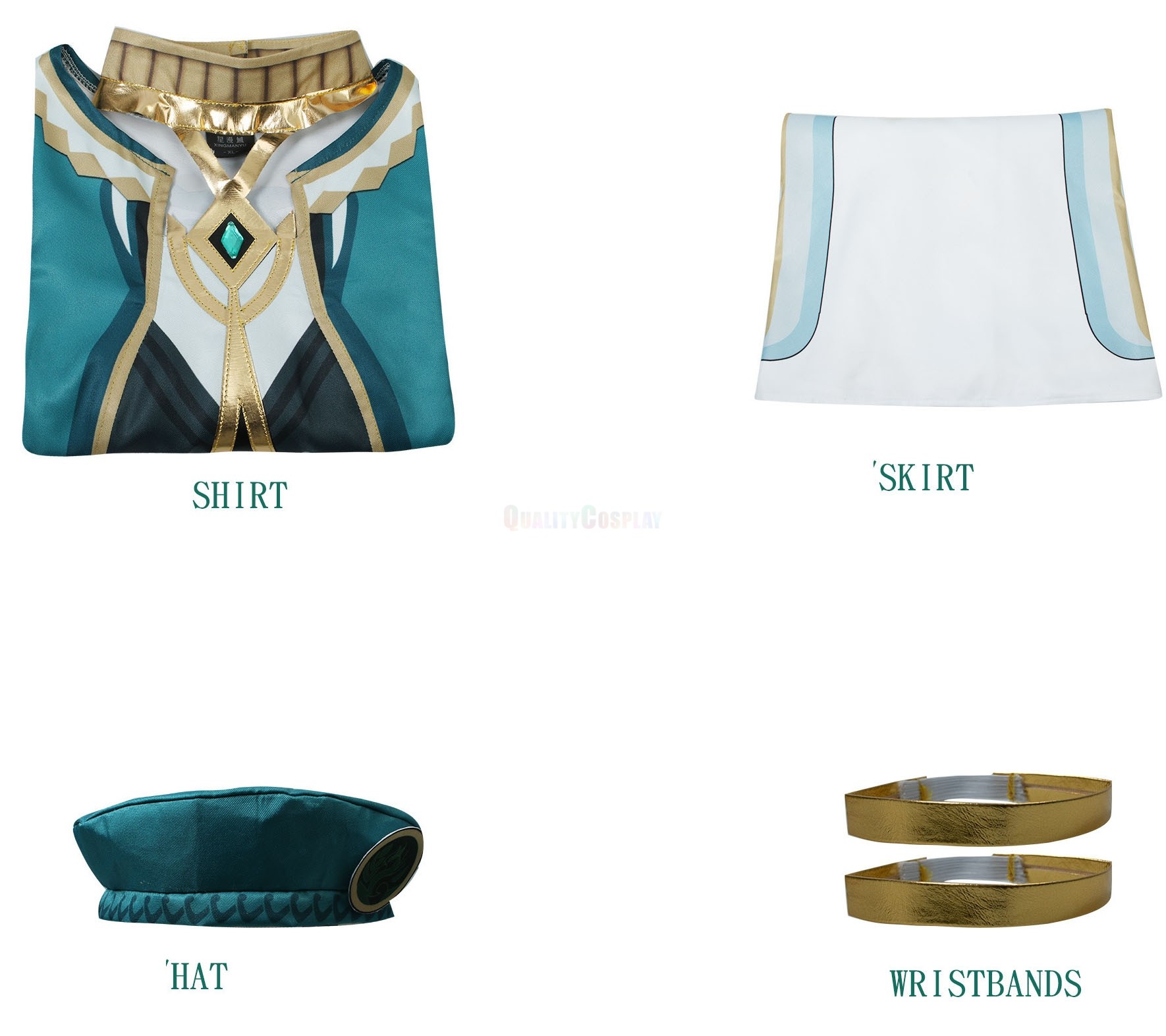 Genshin Impact The Akademiya Female Uniform Cosplay Costume - HQCOSPLAY