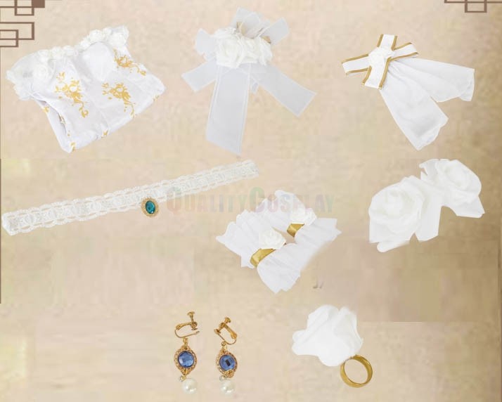 Identity V Perfumer Vera Nair Tonight Or Never White Cosplay Costume ...