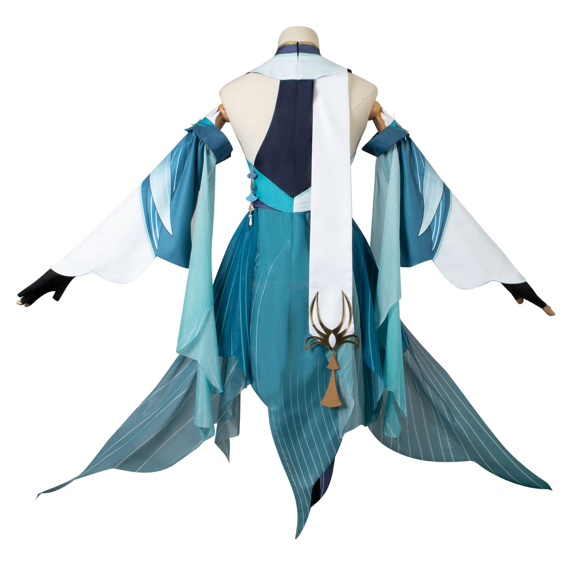 Genshin Impact Young Madame Ping Cosplay Costume - HQCOSPLAY