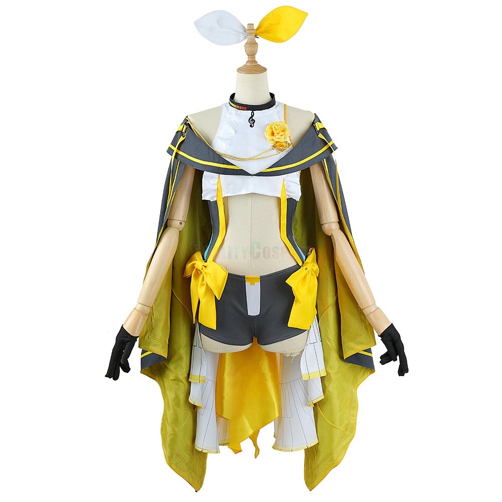 Vocaloid 14th Anniversary Kagamine Rin Cosplay Costume - HQCOSPLAY