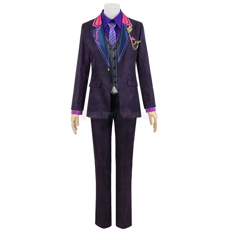 Virtual YouTuber Vtuber Fuwa Minato Suit Cosplay Costume - HQCOSPLAY