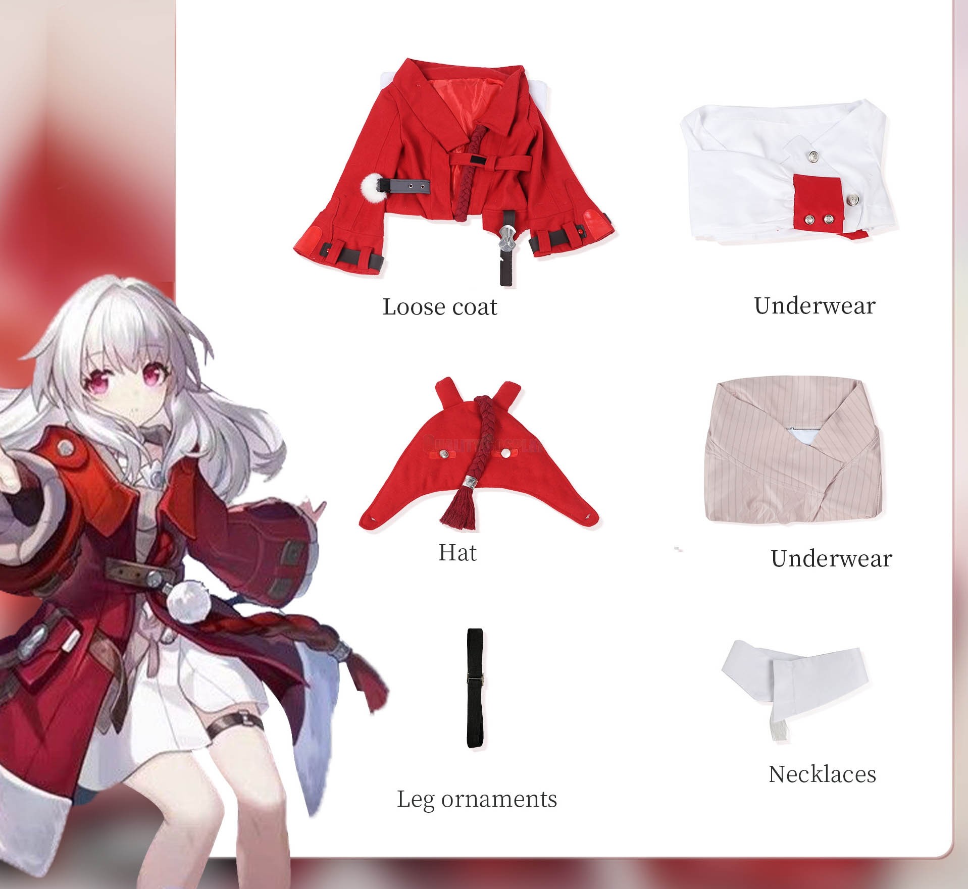 Honkai: Star Rail Clara Cosplay Costume - HQCOSPLAY