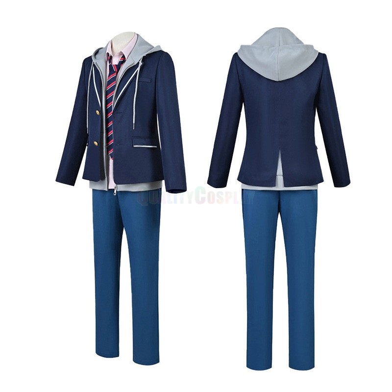 Project Sekai Shinonome Akito School Uniform Cosplay Costume - HQCOSPLAY