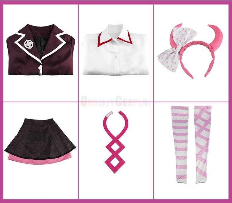 DanganRonpa Utsugi Kotoko Cosplay Costume - HQCOSPLAY