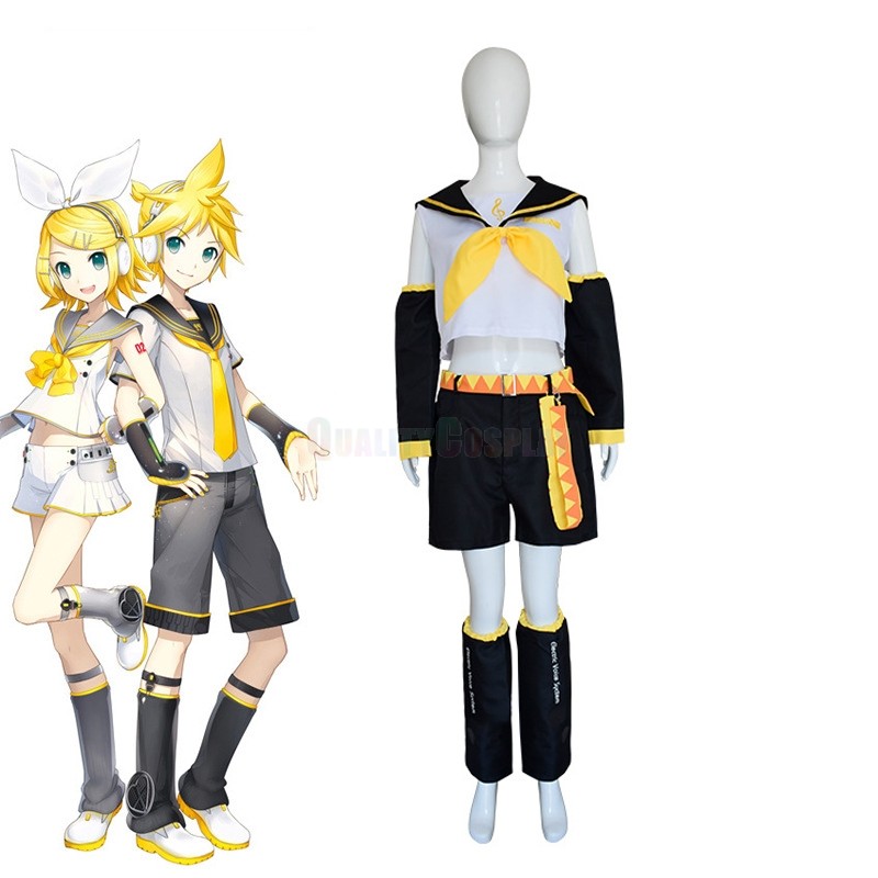Vocaloid Kagemine Rin Uniform Cosplay Costume - HQCOSPLAY