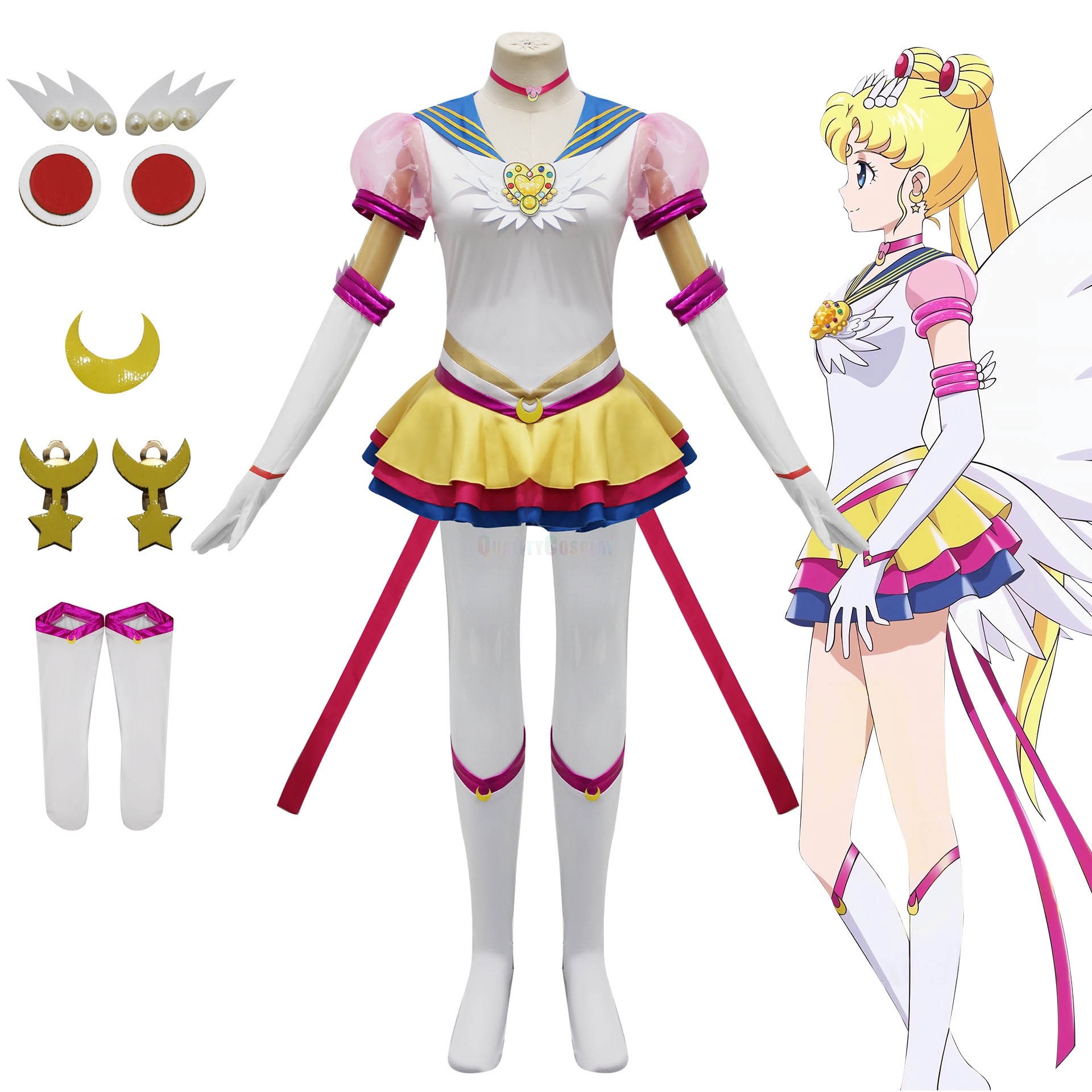 Sailor Moon Eternal 2 Tsukino Usagi Cosplay Costume Hqcosplay
