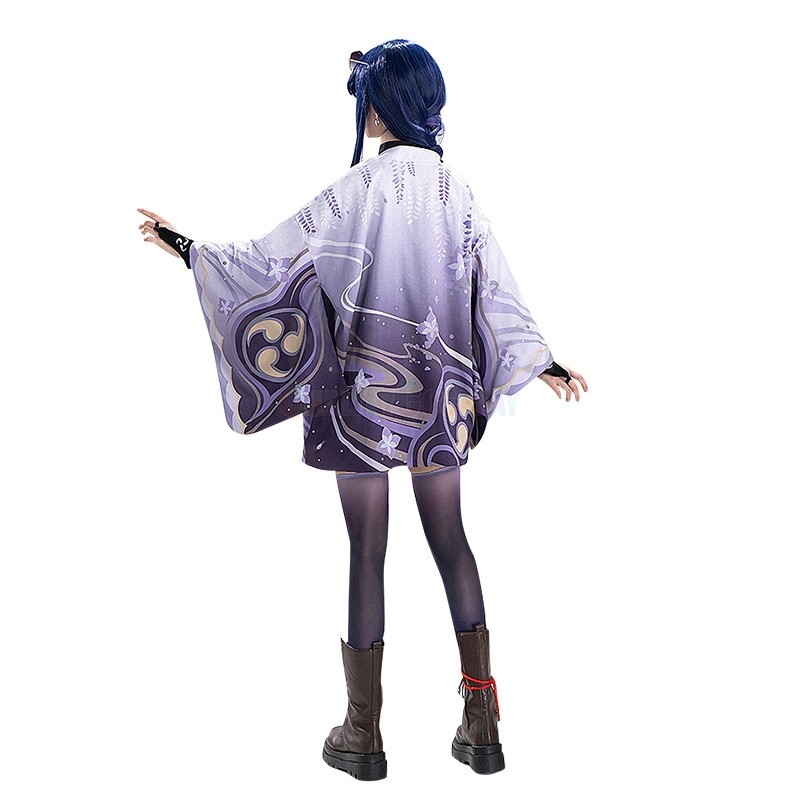 Genshin Impact Raiden Shogun Sexy Daily Wear Cosplay Costume - HQCOSPLAY