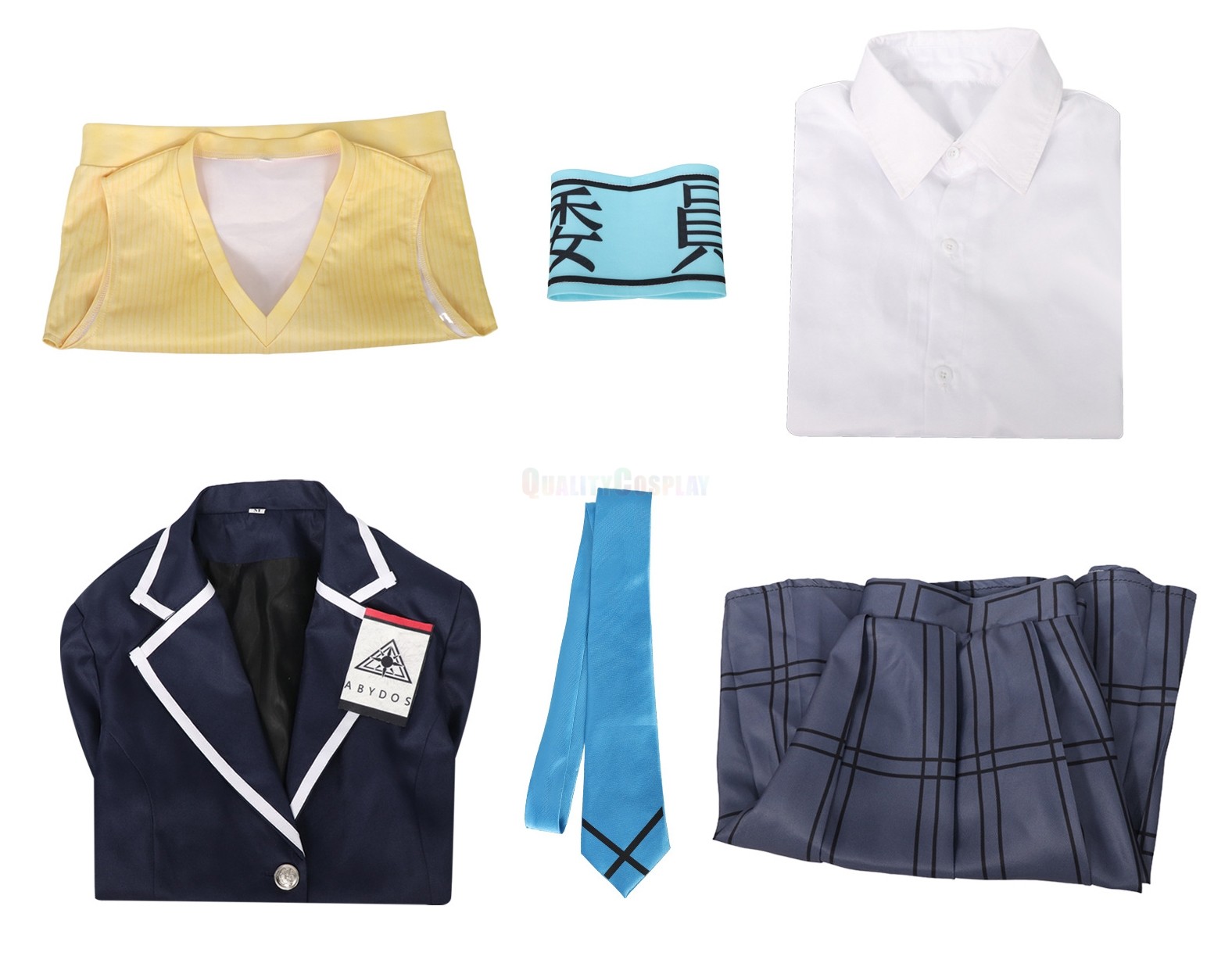 Blue Archive Cosplay Costume Okusora Ayane School Uniform - HQCOSPLAY