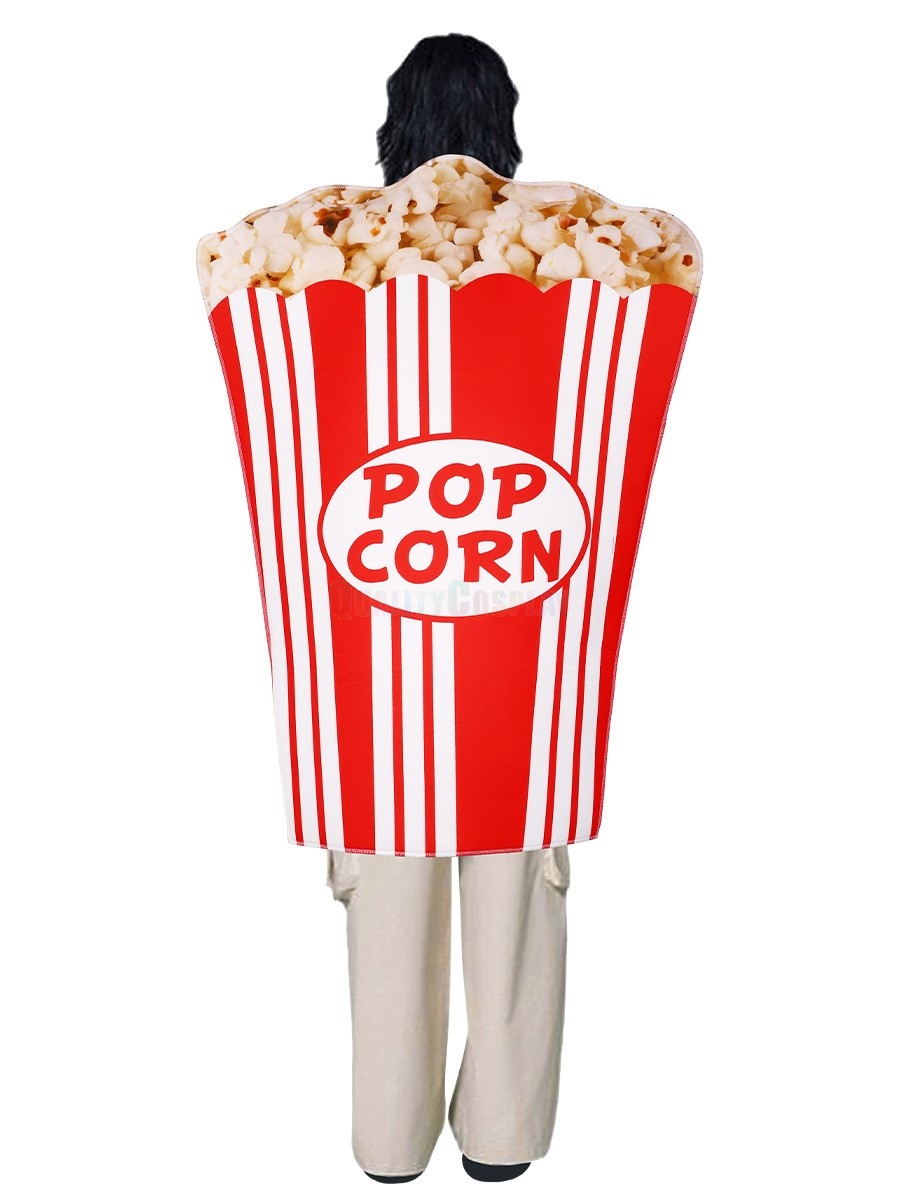 Halloween Party Costume Funny Food Popcorn Cosplay Costume - HQCOSPLAY